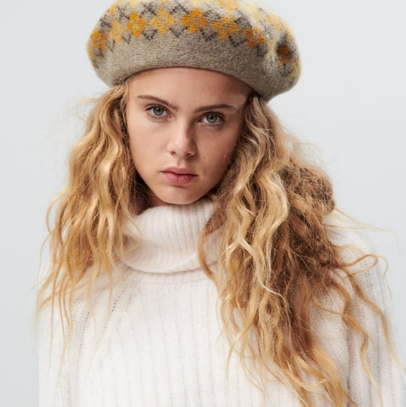 Zara | Accessories | Zara Beret | Poshmark